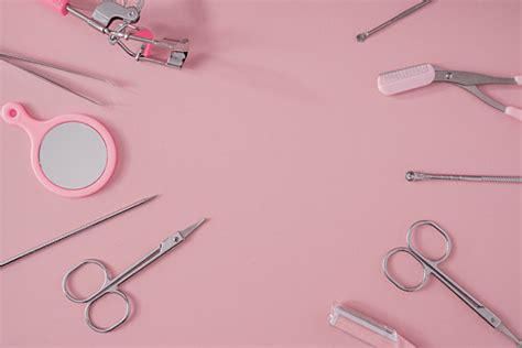 미용 도구 만화 일러스트 레이션 미용 도구 만화 삽화 아름다운 화장 Png 일러스트 및 Psd 이미지 무료 다운로드