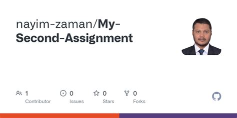 Github Nayim Zamanmy Second Assignment