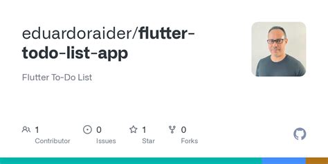 Github Eduardoraider Flutter Todo List App Flutter To Do List