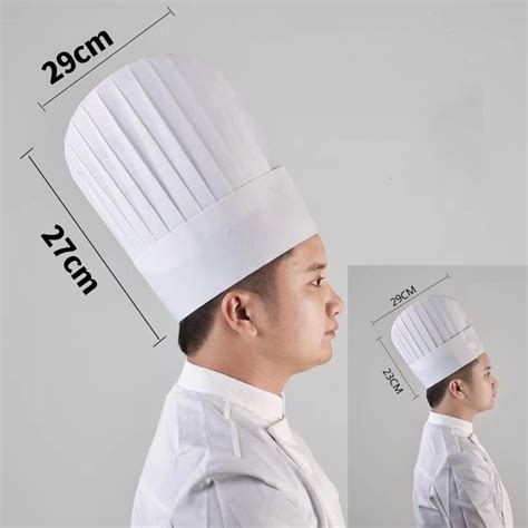Jual 10 Pcs 29cm Topi Koki Chef Hat Topi Koki Sekali Pakai Topi Koki Kain Bukan Tenunan Oval
