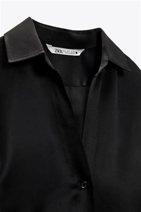 Zara Satin Effect Blouse Mall Of America®