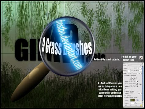 Grass Brush For Gimp Set 1 By Frostbo On Deviantart