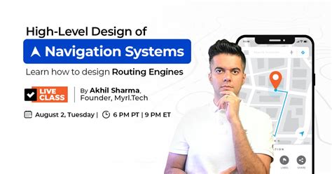 Scaler On Linkedin System Design Of Navigation Apps