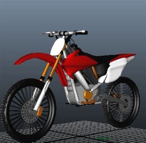 Model Motocyklowy Crf Model 3d 6 Ma Fbx Dae Free3d