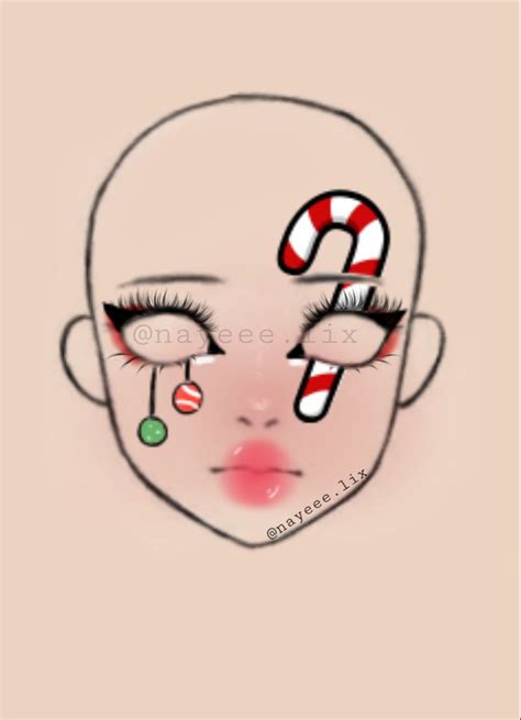 Boceto navideño nayeee lix Süsleme çizimi Şirin çizim Yılbaşı makyajı