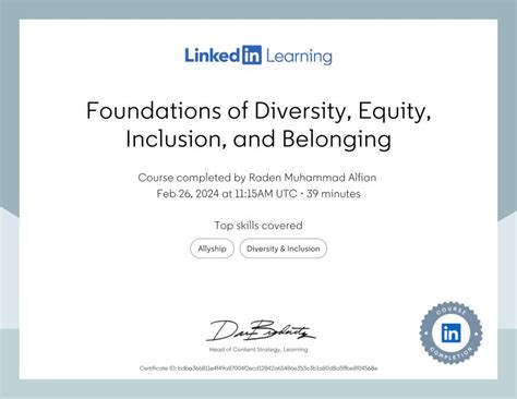 Raden Muhammad Alfian On Linkedin Certificate Of Completion