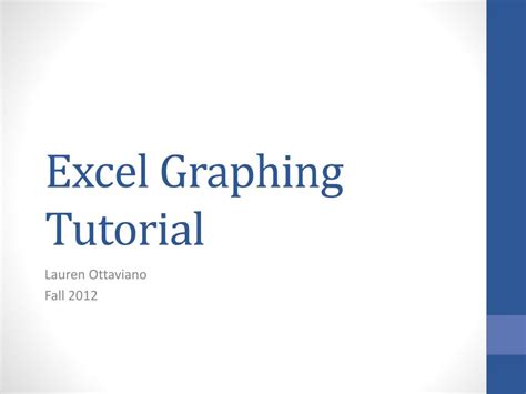 Ppt Excel Graphing Tutorial Powerpoint Presentation Free Download