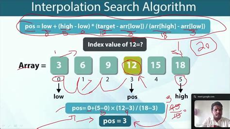 Interpolation Search With Ccjava And Python Youtube
