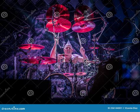 Mike Terrana From Avalanch At Galia Metal Fest Editorial Photo Image