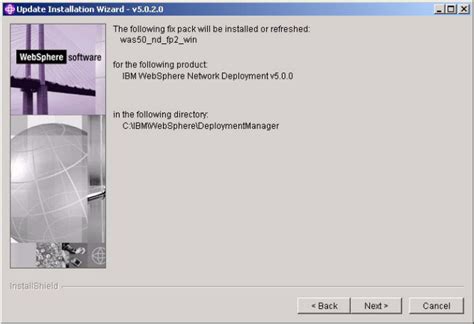 Installing Websphere Application Server Nd Fix Pack Ibm Web