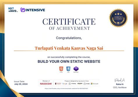 Sai Turlapati On Linkedin Nxtwave Learningprogress