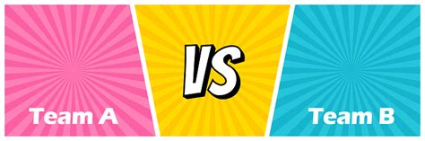 복고풍 만화 스타일의 전투 배경에 대결 팀 A Vs 팀 B 전투 헤드 라인 참가자 전투기 또는 팀 간의 경쟁 벡터 그림 동의에 대한 스톡 벡터 아트 및 기타 이미지 Istock