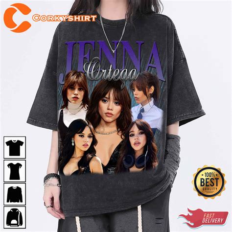 Jenna Ortega Actress Homage Graphic Unisex T Shirt T For Fans