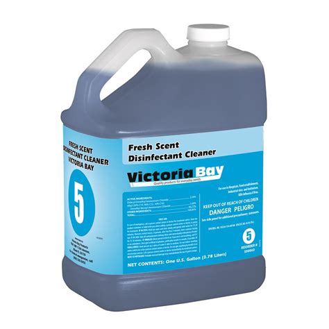 Victoria Bay Fresh Scent Disinfectant Cleaner 5 1 Gallon Medstone