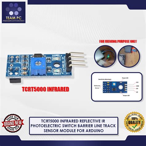 tcrt5000 infrared reflective ir photoelectric switch barrier line track