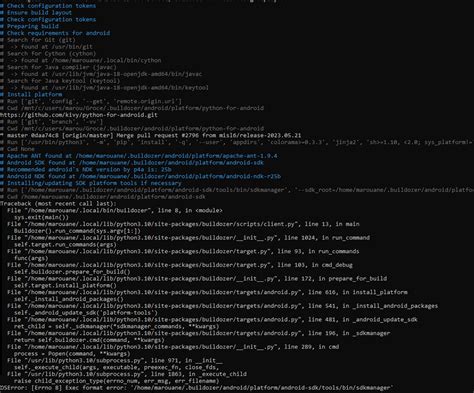 Error Compiling Kivy Based App To Apk Using Buildozer Rkivy