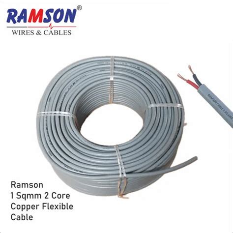 Affordable 1 Sq Mm X 2 Core Flexible Copper PVC Insulated Cable PVC