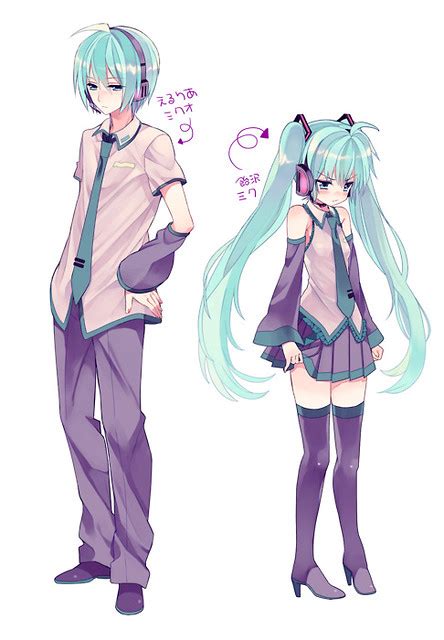 Miku Hatsune And Male Miku Mayumi Hatsumi Flickr