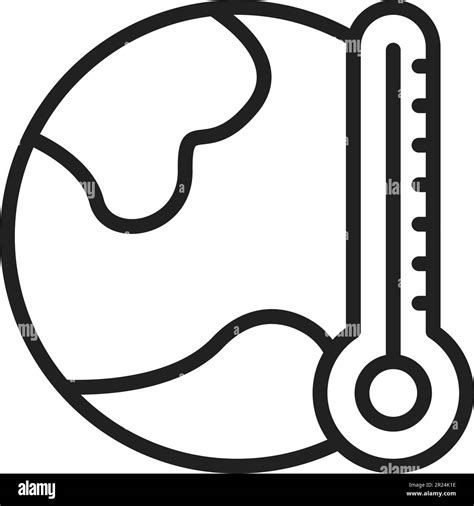 Global Warming Icon Vector Image Stock Vector Image And Art Alamy