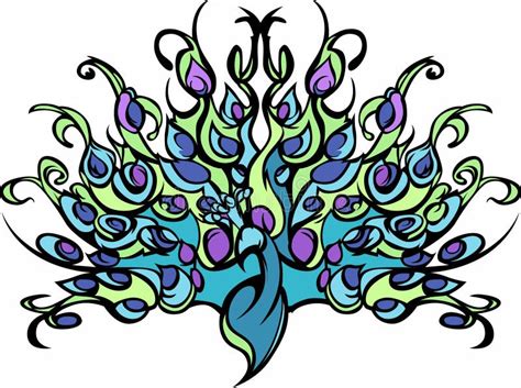 Peacock Vector Image Stock Vector Illustration Of Vector 15217418