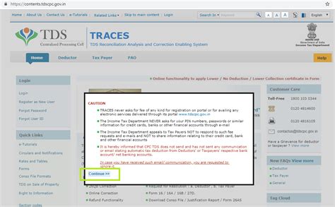 Traces Login How To Login Into Tds Traces Website Tax2win