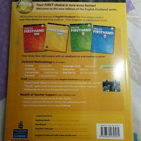 Pearson Longman English FirstHand, Hobbies & Toys, Books & Magazines ...