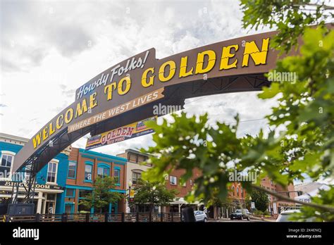 Golden Colorado United States August 27 2022 Golden Colorado Main