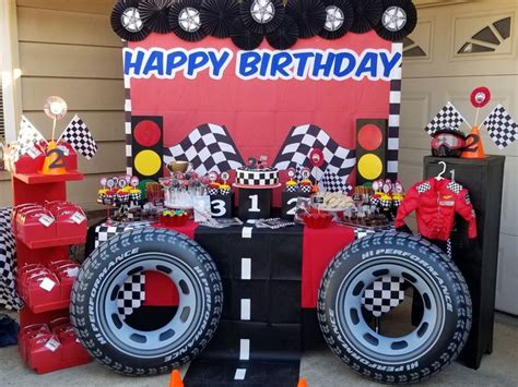 Race Car Birthday Party Decor Ideas