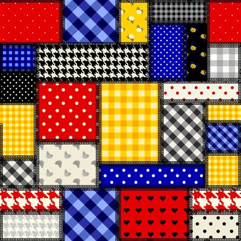 Patchwork Pattern Of Rainbow Colors Stock Vector Image By ©kastanka