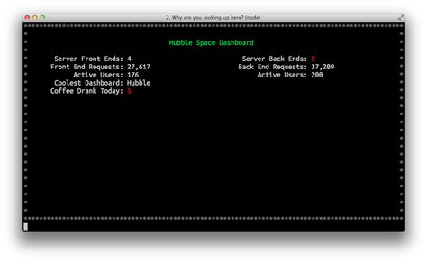 GitHub Jaymedavis Hubble A Dashboard That Displays In The Terminal