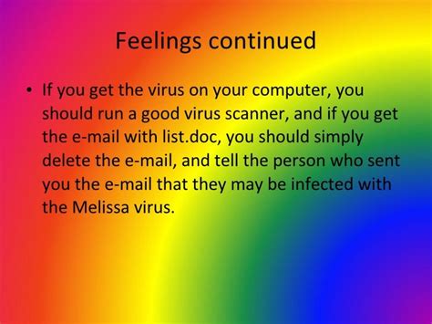 Melissa Virus