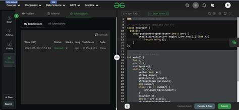 160daysofproblemsolving Gfg Gfg160 Problemsolving Geekstreak2025