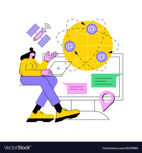 Global Web Connection Abstract Concept Royalty Free Vector