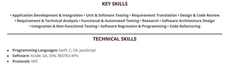 Ios Developer Resume Blog Complete Guide With Ios Examples