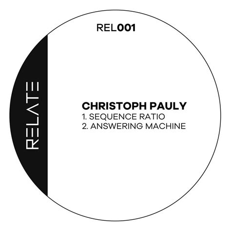 Sequence Ratio Christoph Pauly Mp3 Buy Full Tracklist