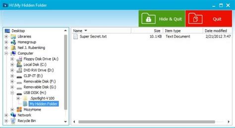 Hide Folder Ext Review 2012 PCMag Australia