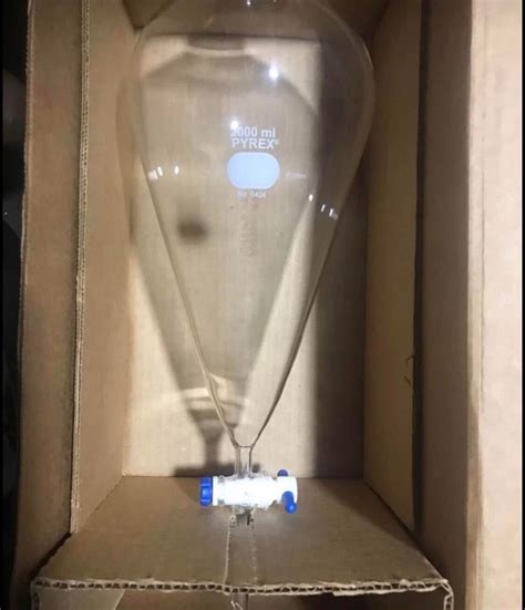Pyrex Separatory Funnel 2000ml Capacity Health And Nutrition Medical