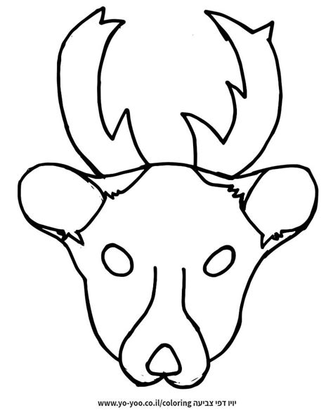 דפי צביעה של מסכות מסכות להדפסה בחינם יויו