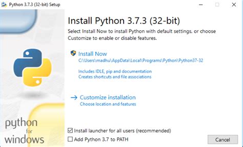python step by step guide