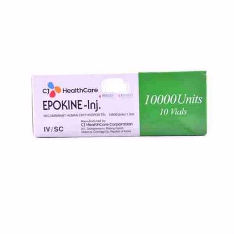Epokine 10000 Iu In Karachi Mr Medicine Mart