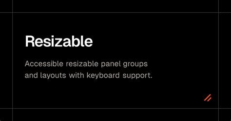 Resizable Shadcn Svelte