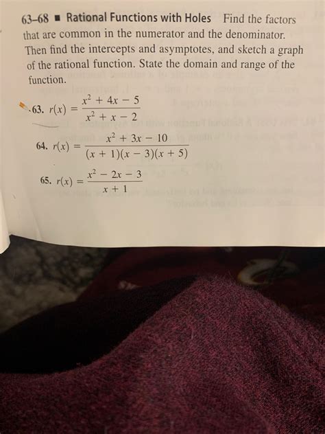 Rational Functions Holes