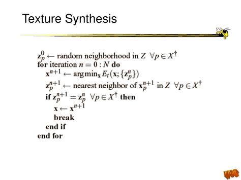 Ppt Texture Optimization For Example Based Synthesis Powerpoint