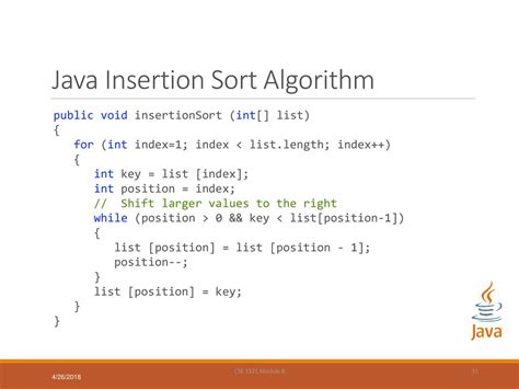 module 8 searching and sorting algorithms ppt download