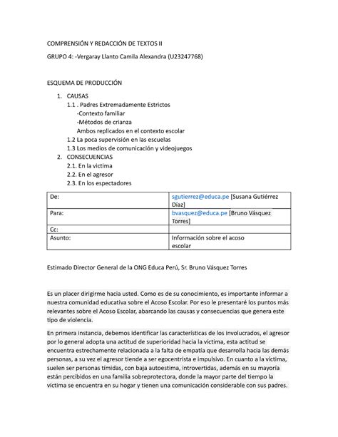 Comprensión Y Redacción DE Textos II COMPRENSIÓN Y REDACCIÓN DE