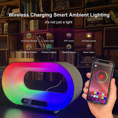 Multi Function 3 In 1 Led Night Light App Control Rgb Atmosphere Desk Lamp Smart Multifunctional