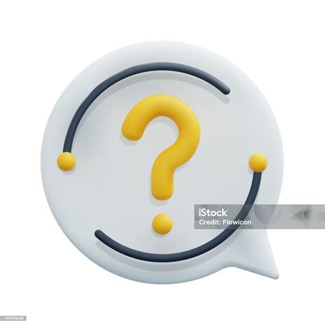 물음표 아이콘 벡터가 있는 3d 말풍선 최소한의 디자인 3d Faq 심문 지원 도움말 개념 흰색 배경에 격리된 만화 그림 3d 아이콘 벡터 렌더링 그림입니다 3차원 형태에