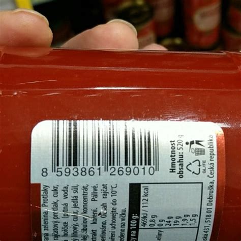 Podrobné Informace O Potravině Kečup Extra Chilli
