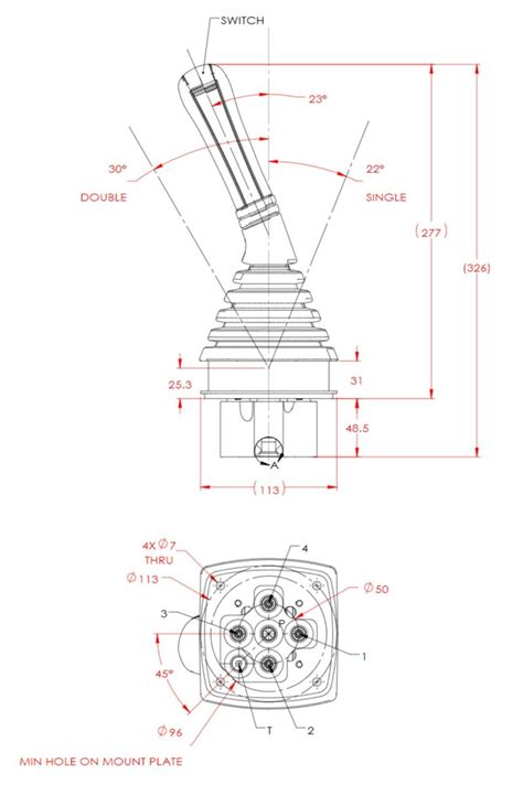 Jsc Compact Hydraulic Joysticks Qp Hydraulics