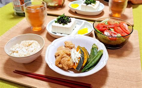 鶏肉・かぼちゃ・オクラの揚げびたし Minamiyaブログ